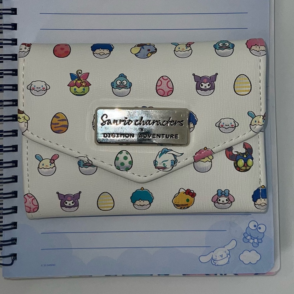 Sanrio X Digimon Hello Kitty And Friends Wallet - Gem